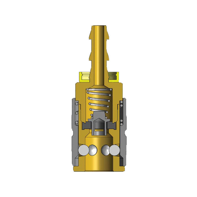 F-Series Manual Industrial Interchange Coupler (Push-Loc Barb) - Shin ...
